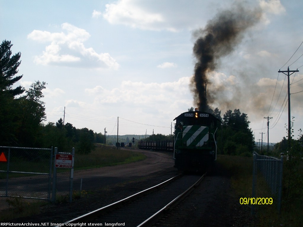 LS&I engine # 3074 Puts On A Show